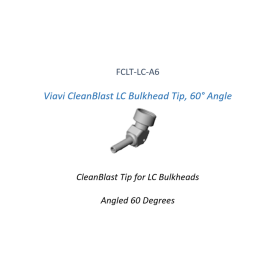 Viavi CleanBlast LC Bulkhead Tip, 60° Angle