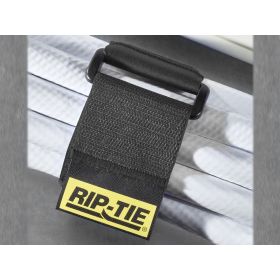 Rip-Tie Black 2" x 24" CinchStrap Cable Tie, 50 Pack