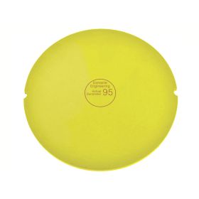 Domaille Engineering 5", 95 durometer Locking Rubber Pad - Yellow