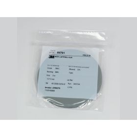 3M™ 463X Silicon Carbide Lapping Film Disc - 5" 3µm, Gray
