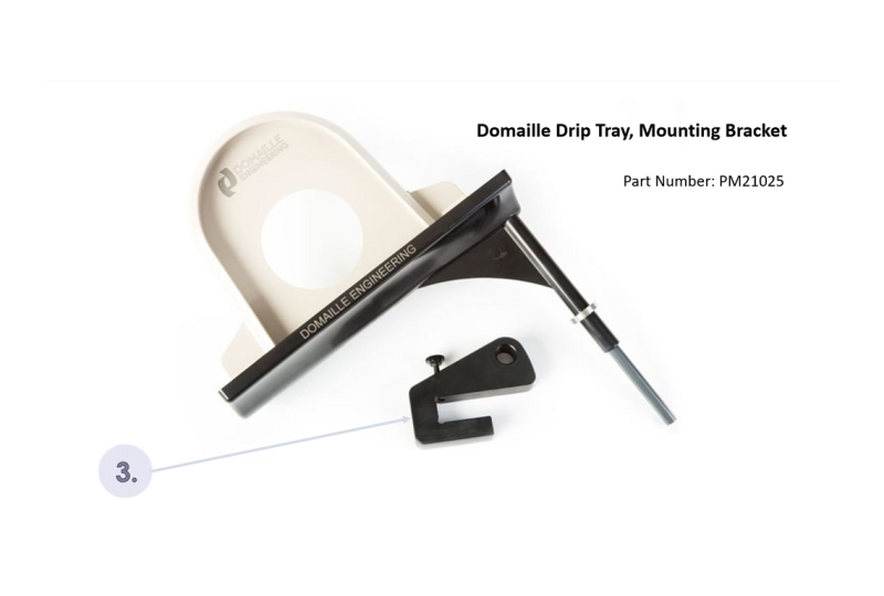 Domaille Drip Tray, Mounting Bracket