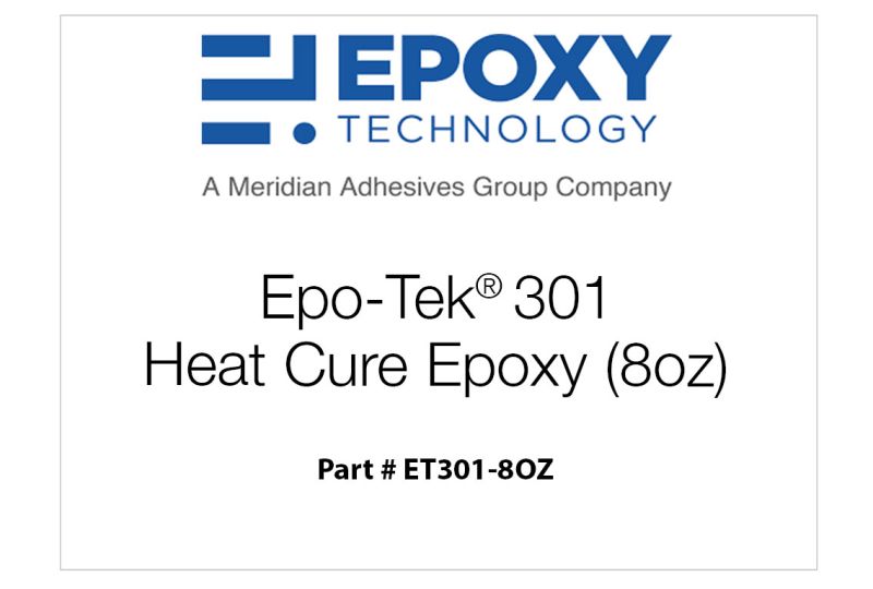 EPOTEK® 301 Epoxi espectralmente transparente, curado a temperatura ambiente (8 oz)