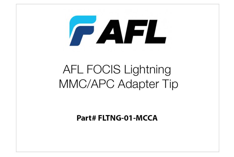 AFL FOCIS Lightning MMC/APC-Stecker-Adapterspitze