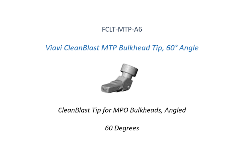 Viavi CleanBlast MTP Bulkhead Tip, 60° Angle