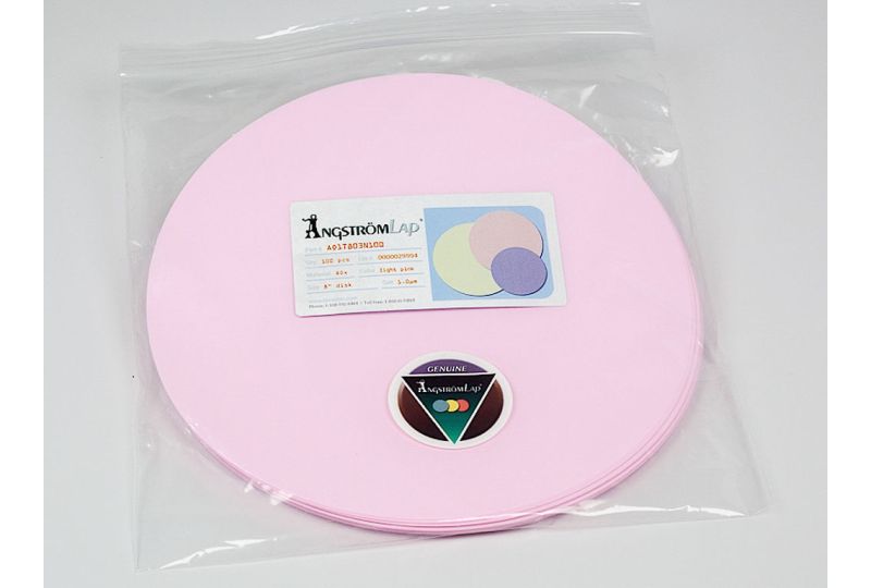 ÅngströmLap Aluminum Oxide Lapping Film Disc - 8" 1 Micron