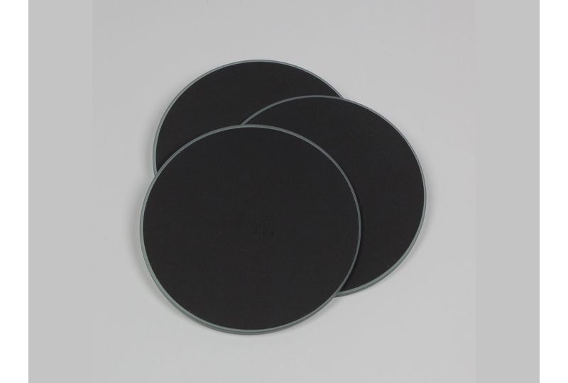 Seikoh Giken Glass Pad, 5" Disk, 4.9 mm Thick, (3pcs/SET)