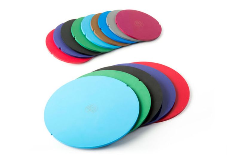 Domaille 5" 70 Durometer Locking Rubber Pad (Violet) - Available from ...