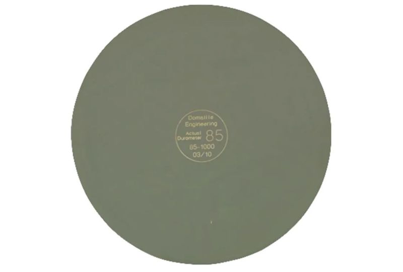 Domaille Engineering 5", 85 durometer Locking Rubber Pad - Gray