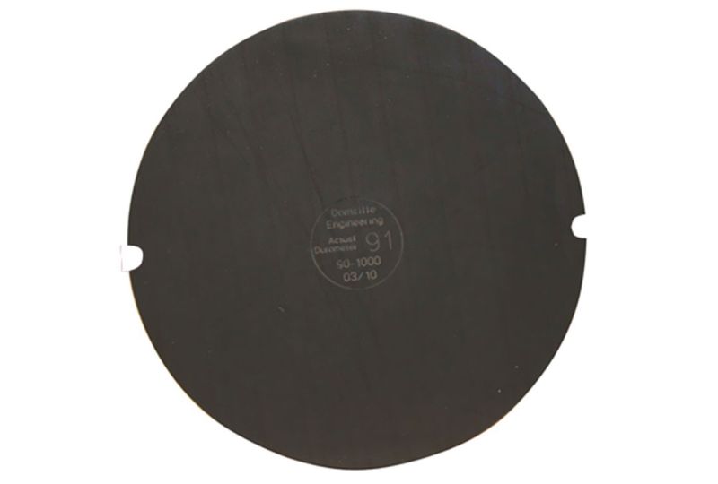 Domaille Engineering 5", 90 durometer Locking Rubber Pad - Black