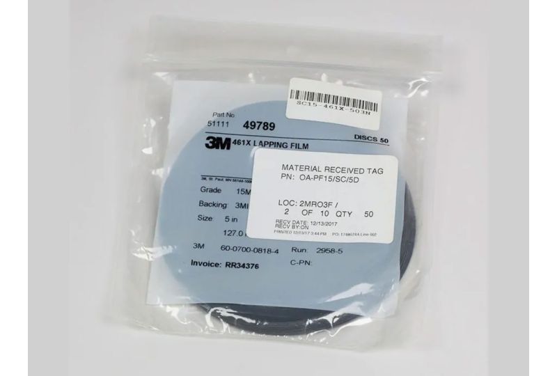 3M™ 461X Silicon Carbide Lapping Film Disc - 5" 15 Micron