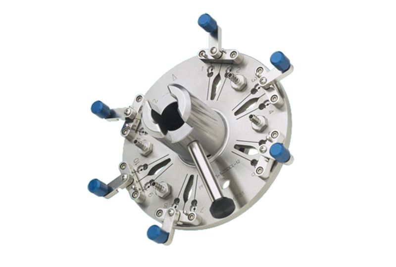 Domaille AbraSave Dual Cam-Lock 12-Port Fixture (1 hole size)