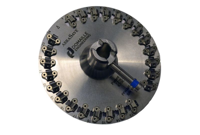 Domaille Engineering 8" AbraSave® MT 24-Port Polishing Fixture