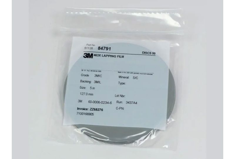 3M™ 463X Silicon Carbide Lapping Film Disc - 5" 3 Micron