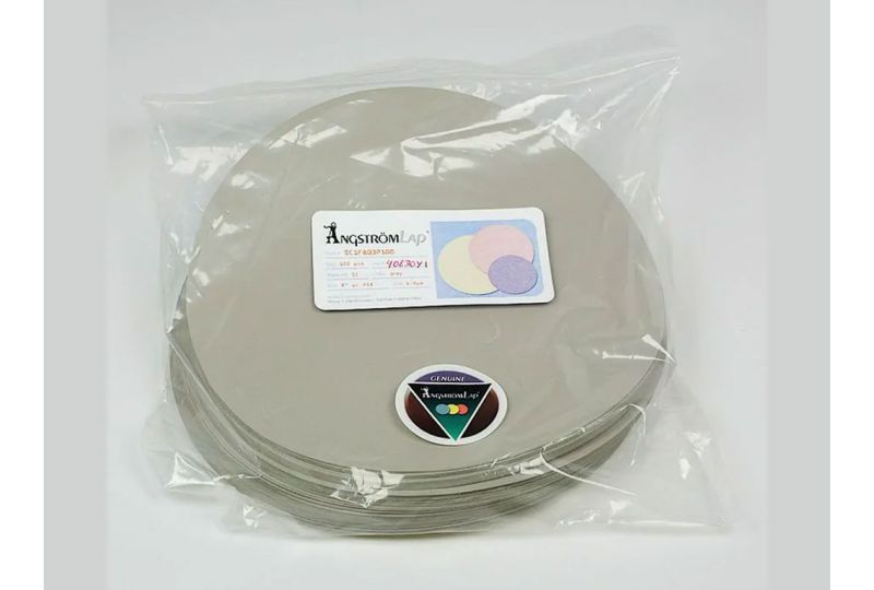 ÅngströmLap Silicon Carbide Lapping Film Disc - 8" 1 Micron, PSA